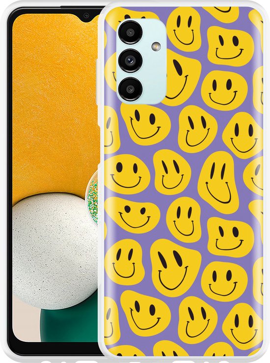 Hoesje geschikt voor Samsung Galaxy A13 5G Smileys | bol