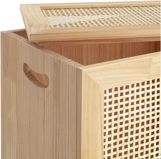 Habitat Bamboe Wasmand - Naturel | bol