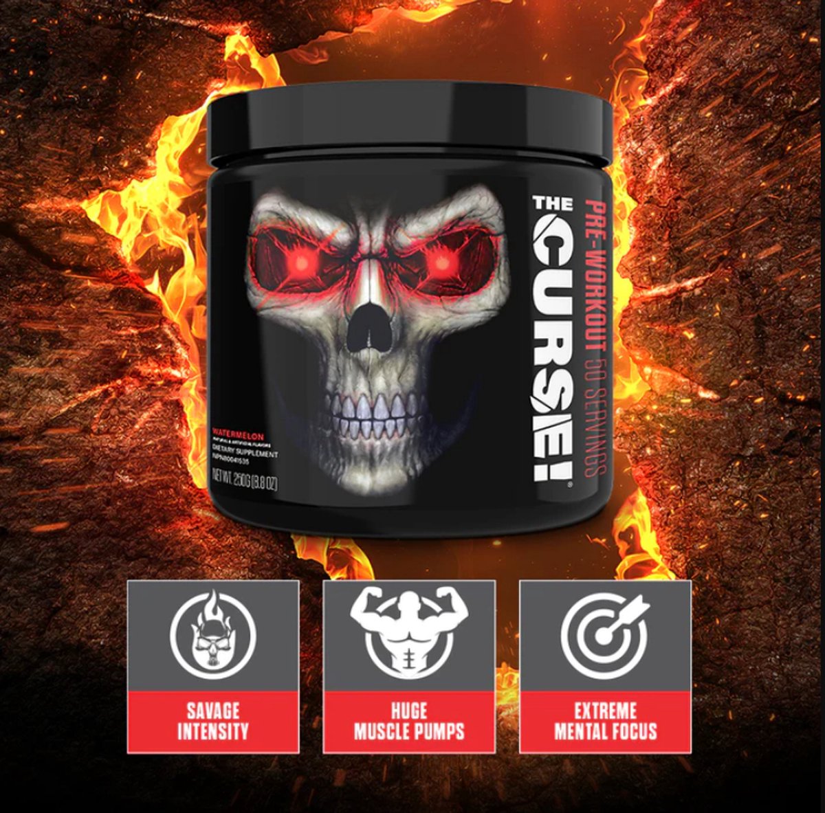 Cobra Labs The Curse - Pre-workout - 250 gram (50 doseringen ...