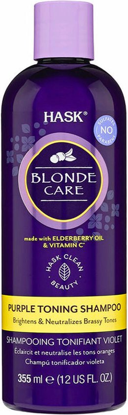 Hask Blonde Care Purple Toning Shampoo 355 Ml | bol.com