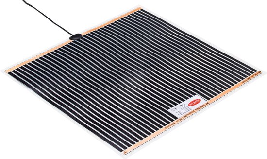 Heatek Infrarood Verwarmingsmat - Voor onder vloerkleed - 50x50cm - 48W ...