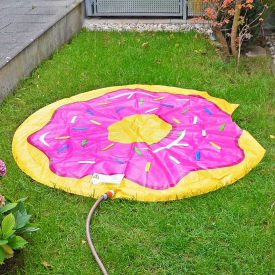 Watermat - waterspeelmat - donut - opblaasbare waterspeelmat - water ...