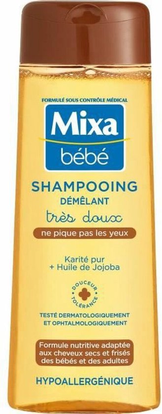 Shampoing enfant Mixa 250 ml Beurre de Karité Jojoba Cheveux Droog 12 ...