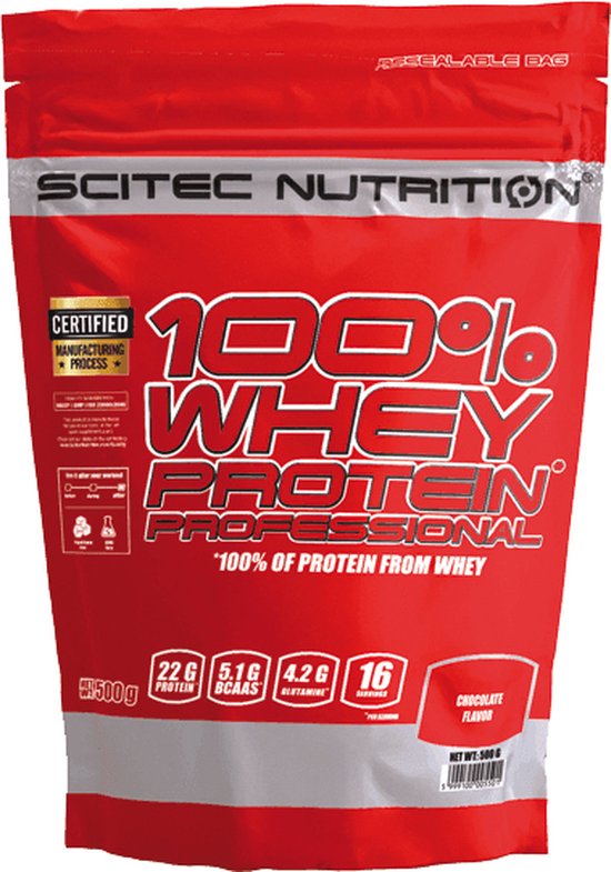 Protein Poeder - 100% Whey Protein Professional - 500g - Scitec ...