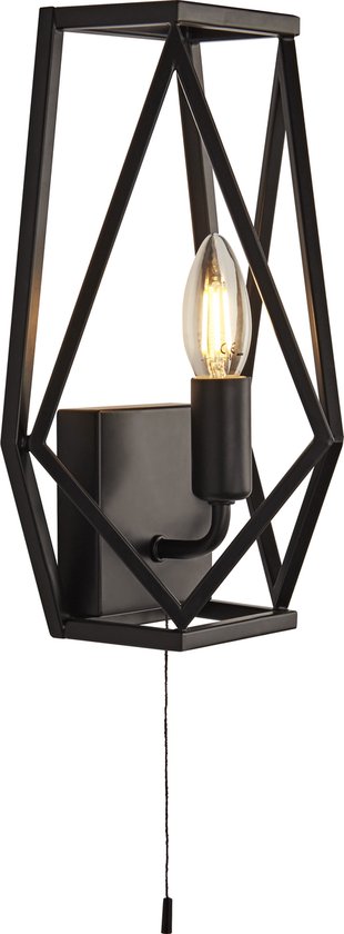 Nordic Light Wandlamp Zwart voor Woonkamer - Hal - Hotel - Slaapkamer ...