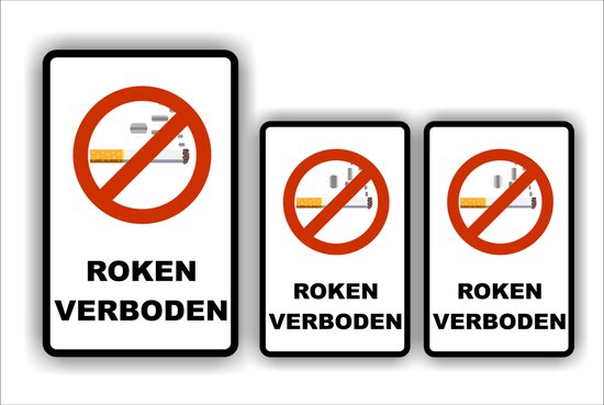 Verboden te roken stickers | bol