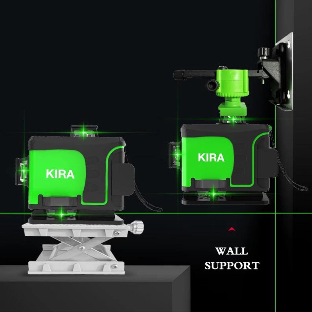 KIRA® Kruislijnlaser - Bouwlaser - Kruislijn Laser - Lijnlaser ...