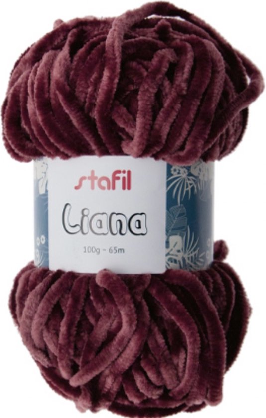 Liana Yarn 100gr / 65mtr, Bordeaux | bol