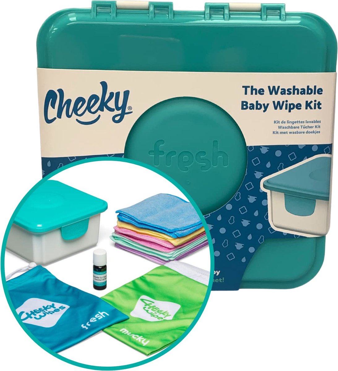 cheeky doekjes handen en gezichten doek wasbaar Vochtige babydoekjes ...
