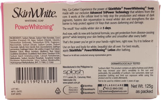 SkinWhite Power Whitening 125 gr. | bol