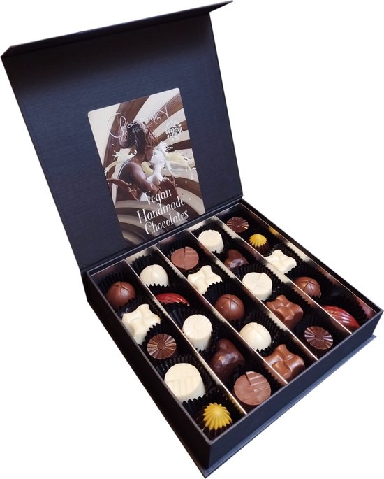 Medium - Luxe 100% vegan bonbons - Assortiment van vegan & lactosevrije ...