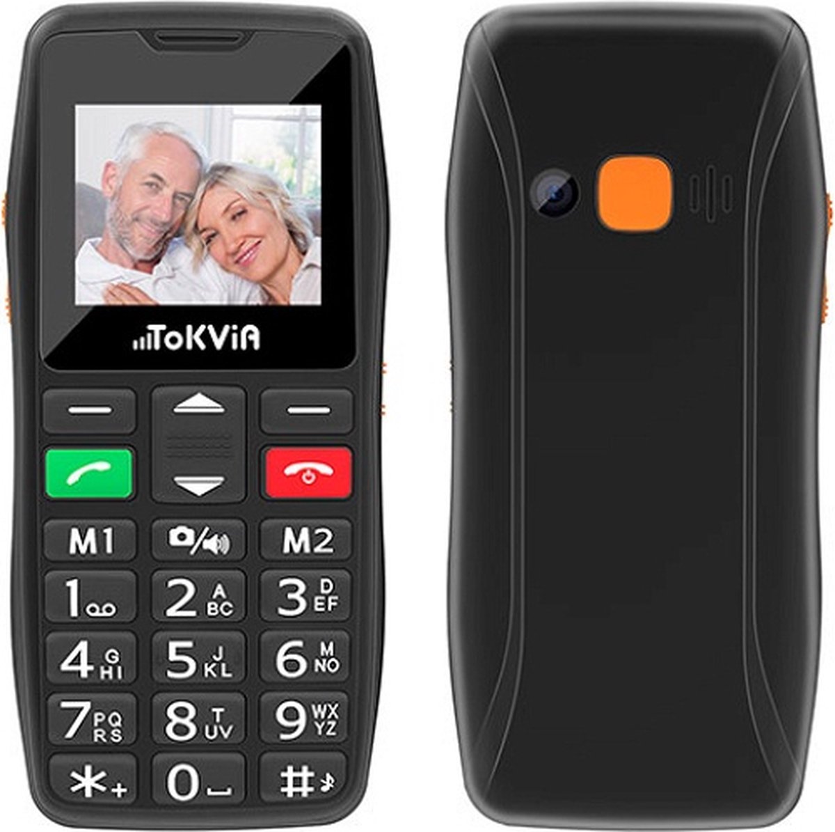 Senioren Telefoon Grote Toetsen - Senioren GSM - SOS knop - Prepaid ...