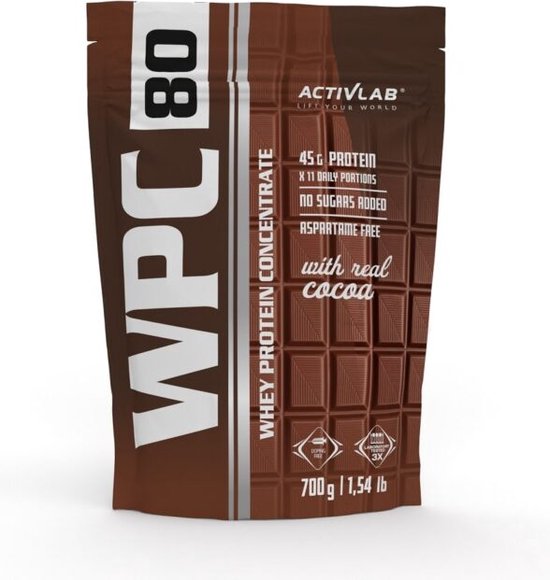 Activlab Whey Protein WPC 80 Standard 700g Milk Chocolate | bol.com