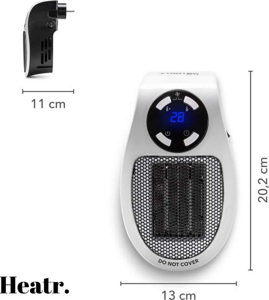 Heatr. ® - Stopcontact Verwarming - Elektrische Kachel - Keramische ...