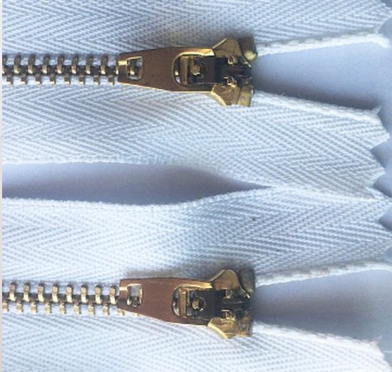 Allesvoordeliger spijkerbroek rits - wit - 13 cm - 1 rits | bol.com