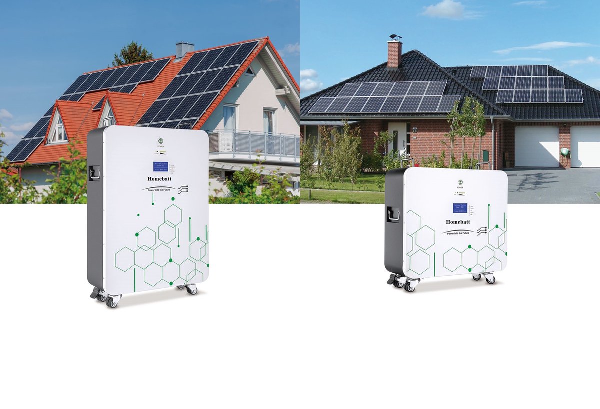 Thuis batterij Homebatt v.a. € 26,- per mnd, 3,84 kWh, 150AH, | bol