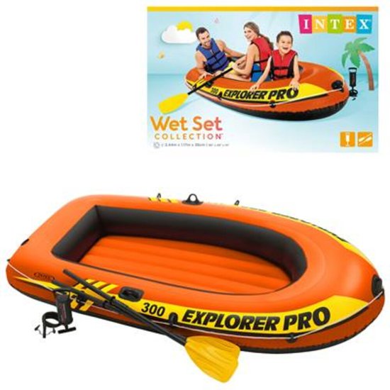 Intex 58358NP Explorer Pro Boot 300 Set met Peddels | bol.com