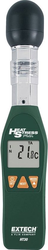 Extech HT30 - wbgt meter - vochtigheid - temperatuur | bol