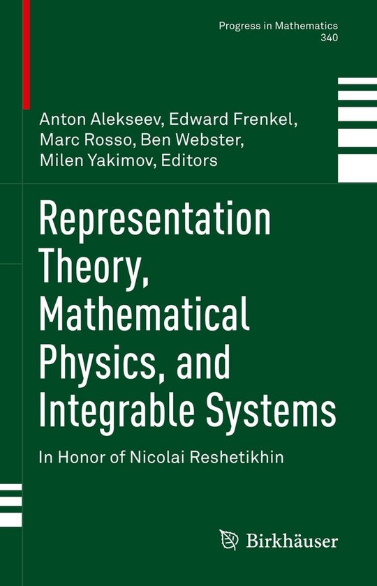 Progress in Mathematics 340 - Representation Theory, Mathematical Physics, and... | bol.com