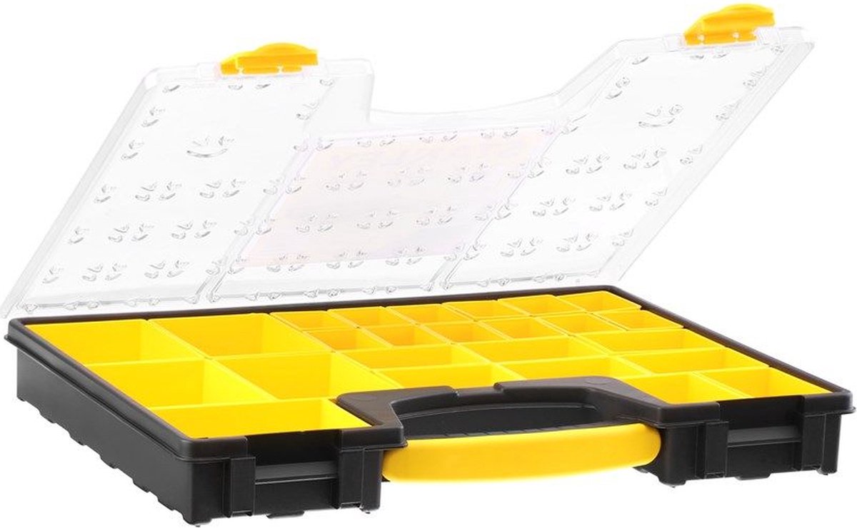 Stanley Opbergdoos Organizer Pro - 25 Vaks - Gereedschapskoffer | bol.com