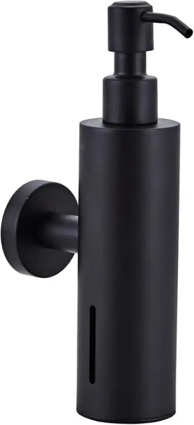 SFT Products Zeeppompje Navulbaar Rond - Mat Zwart - Zeepdispenser ...