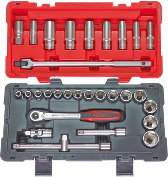 Set doppen en accessoires KS TOOLS Ultimate - 30 stuks - 922.0630 | bol