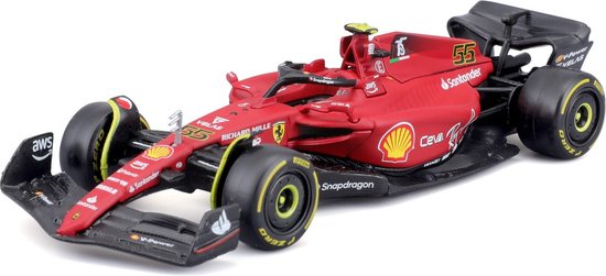 Bburago Ferrari F1 SF22 #55 Carlos Sainz Formule 1 seizoen 2022 ...