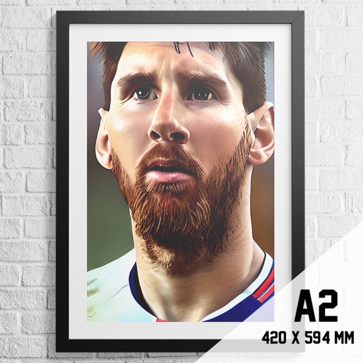 Poster Lionel Messi - PSG - Paris Saint German - Voetbal poster ...