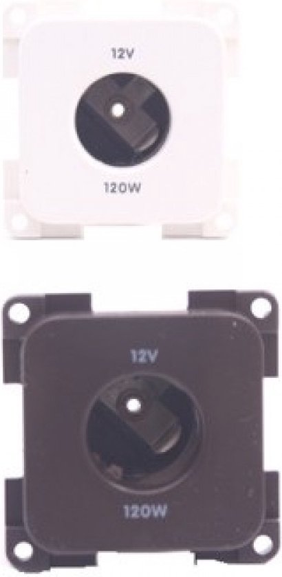 Presto Contactdoos 12V Groot Inbouw S-10.000 Wit | bol