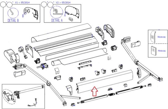 Thule 9200 Lead Rail 400m Geanodiseerd | bol.com