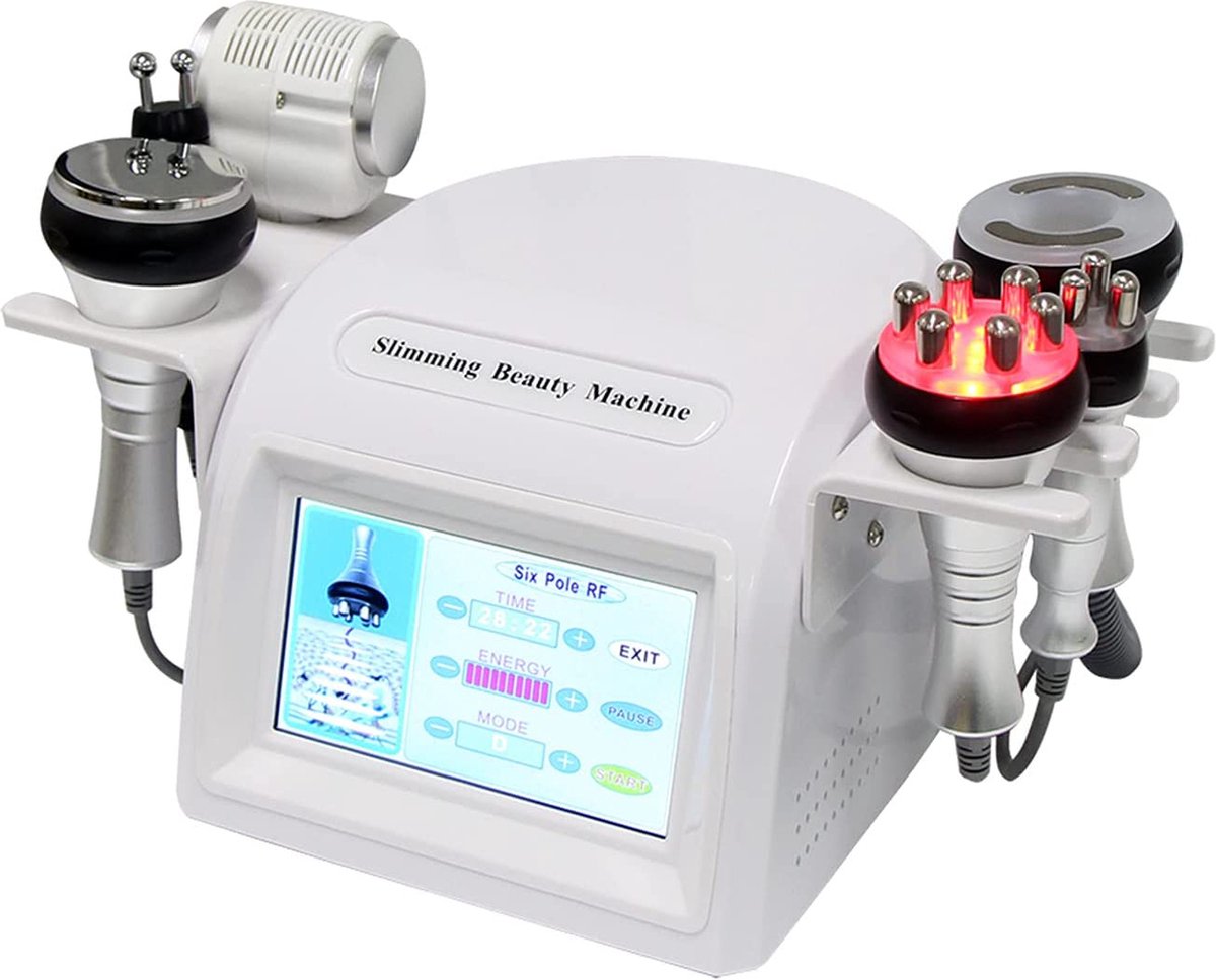 Nieuwe Collectie 6 in1 40K Ultrasone Cavitatie Vacuüm Afslank Machine ...