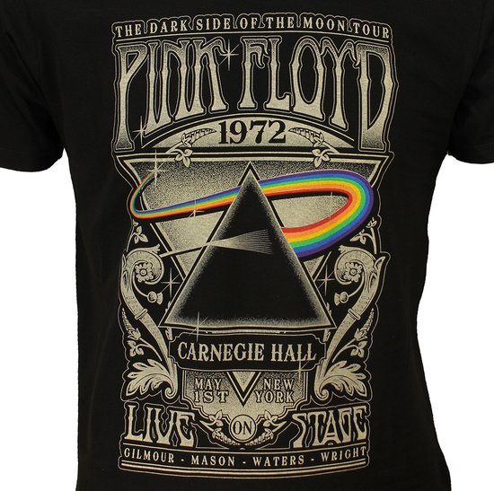 Pink Floyd Carnegie Hall Band T-Shirt - Officiële Merchandise - XS | bol