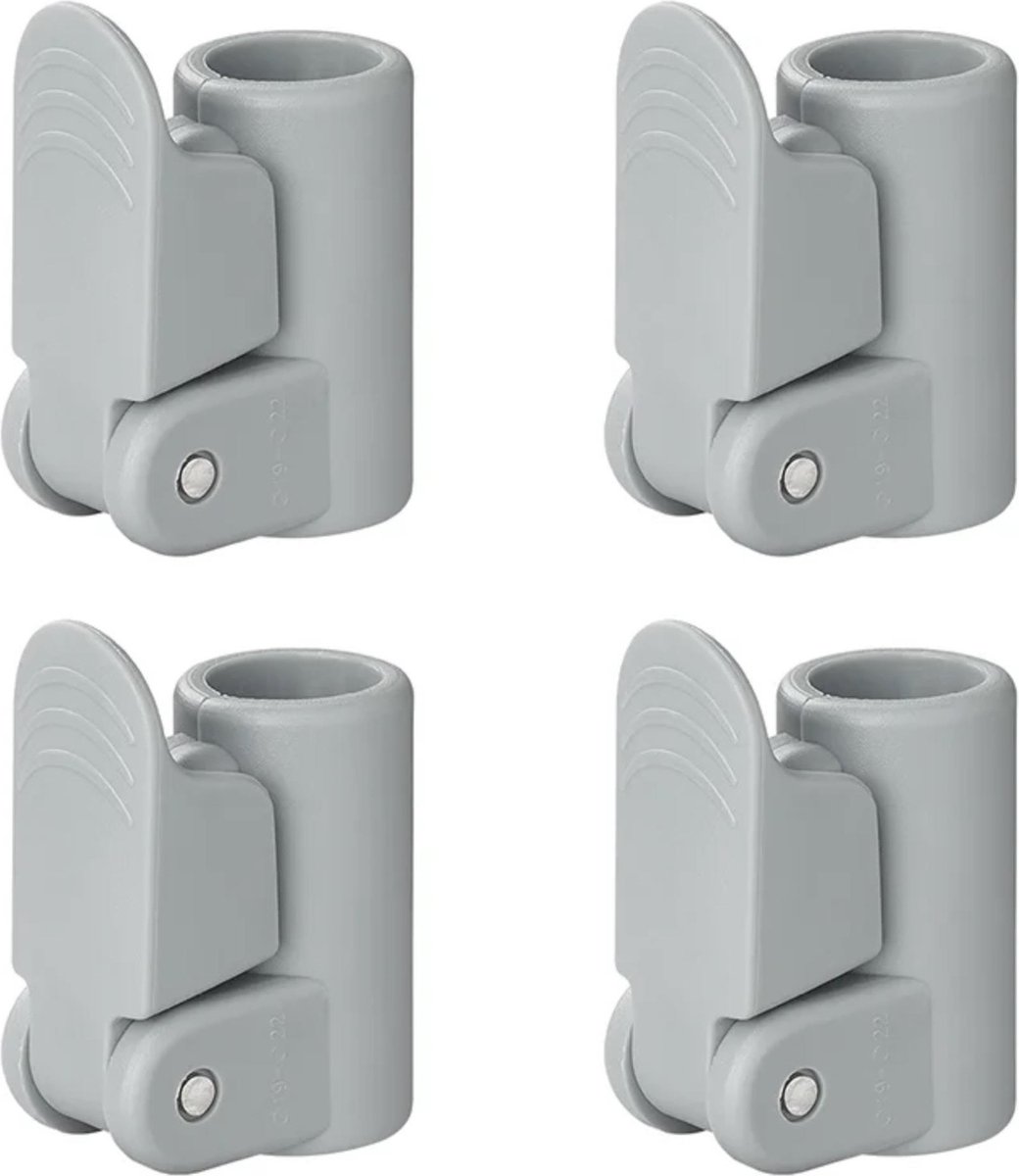 Pro Plus Buisklem voor Tentstok - 19-22 mm - Snelsluiting - 4 delig | bol