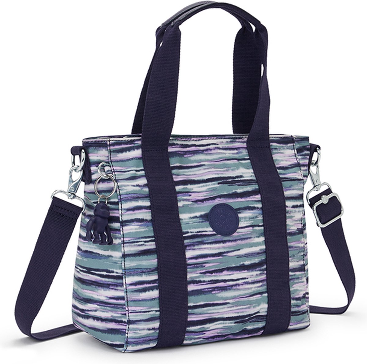 Kipling Asseni Mini Schoudertas Brush Stripes | bol.com
