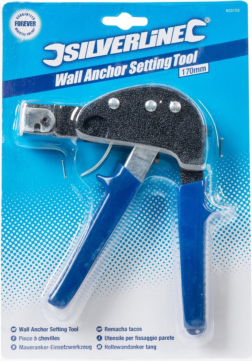 Silverline Wandanker Tang - 170 mm - Rubberen Grip | bol