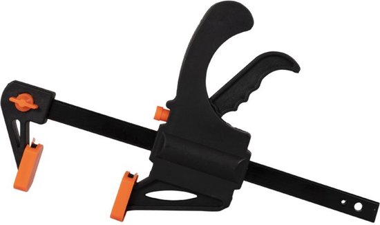 Topgear Speedklem - Snelklem - Kunststof - 150 mm - Zwart | bol.com