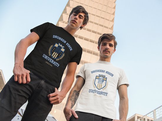 Shirt - Drunken state - Wurban Wear | Grappig shirt | Bier | Unisex ...