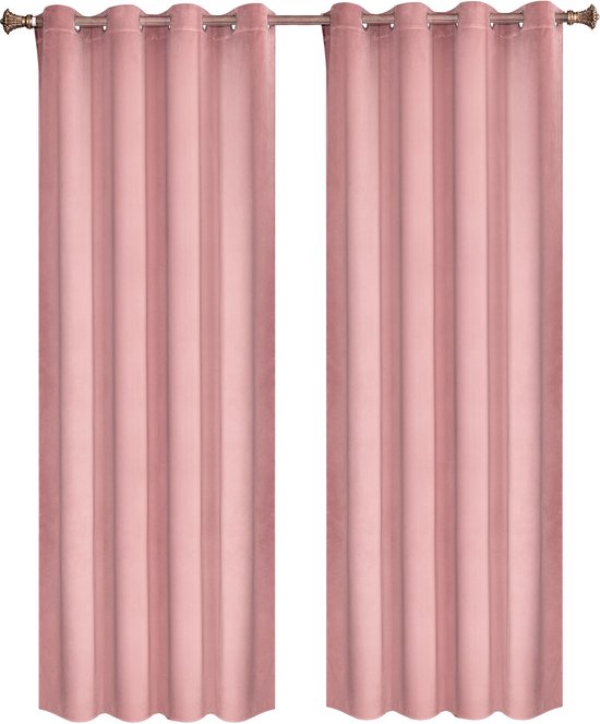 Rideaux Kamyra® - 2 pièces - Velours - Tringle à rideau/Rideau/Vitrage ...