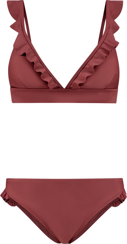 SHIWI Bobby Bikiniset Dames Bruin - maat 42 | bol