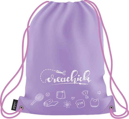 Creachick gymtas - Creatieve doodles - School | bol