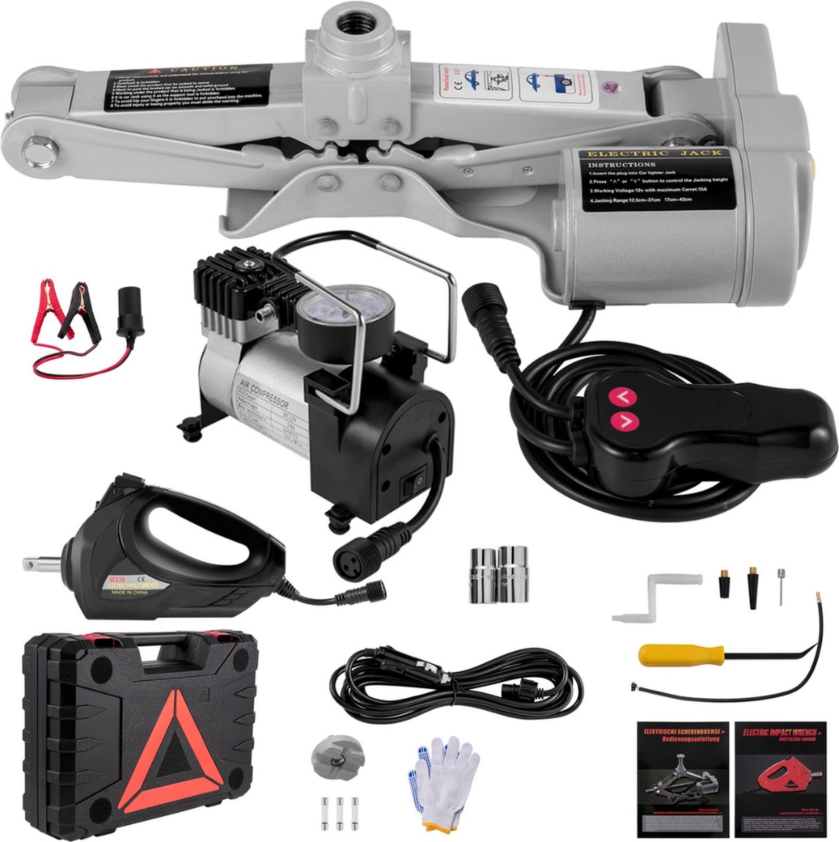 Bolture Elektrische Krik - Hydraulische Autokrik - Schaarkrik - 12V ...