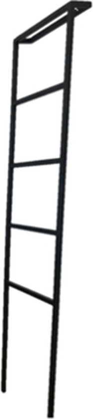 RAY Ladder Metal Matt Black 180x40cm | bol.com