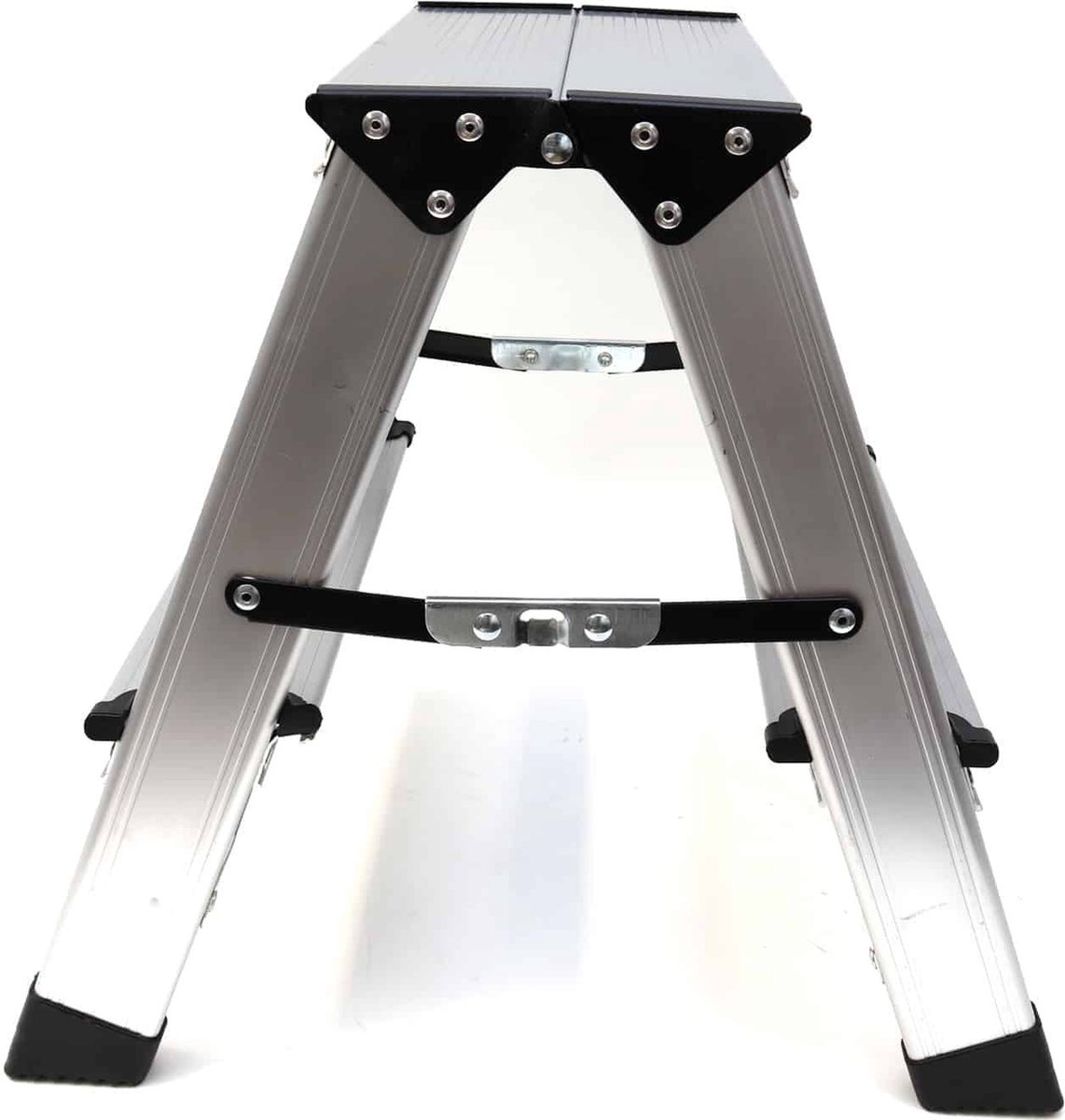 Benson Trap Dubbel 2 x 2 Treden - Aluminium - Maximaal 150 kilo | bol