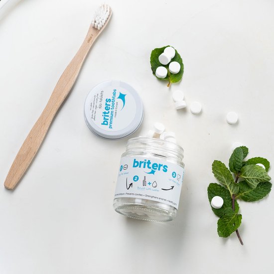 Briters Tooth Tabs - Ocean Freshness - 120 tabletten - 2 maanden ...