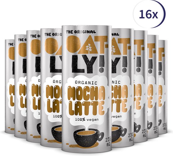 Oatly Mocha Latte Organic 235 ml 16 stuks | bol.com Oatly Mocha Latte Organic 235 ml 16 stuks | bol.com