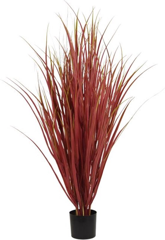 Kunst Rietgras Deluxe UV 95cm Burgundy | bol