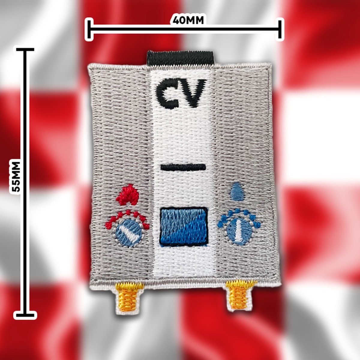CV Ketel - Opstrijk Embleem / Patch - Carnaval - Carnavals Emblemen | bol