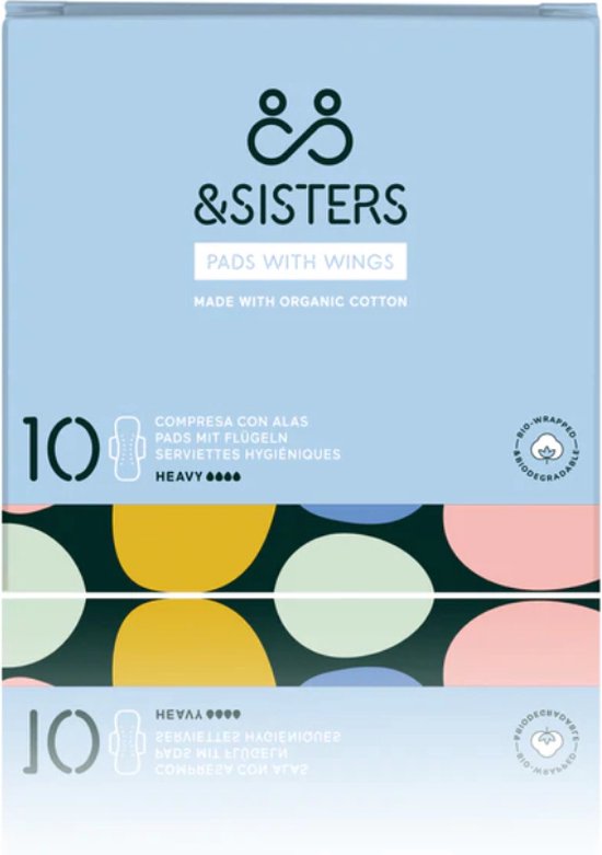&Sisters Pads with wings - Heavy | bol.com
