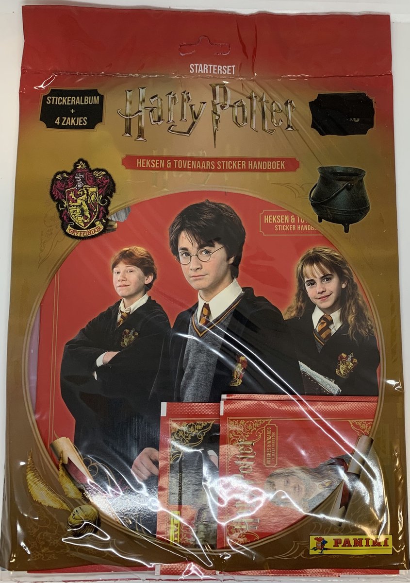 Harry Potter Starterset - Panini - Stickeralbum en 4 pakjes kaartjes | bol