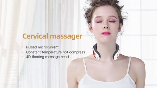 Elektrische nekmassage MET INSTRUCTIEVIDEO | bol